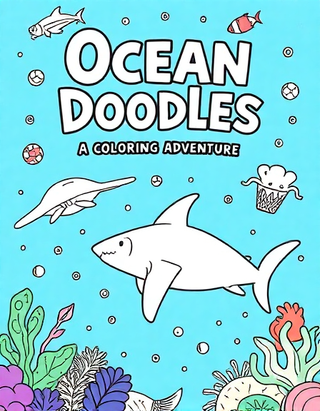 Ocean Doodles: A Coloring Adventure