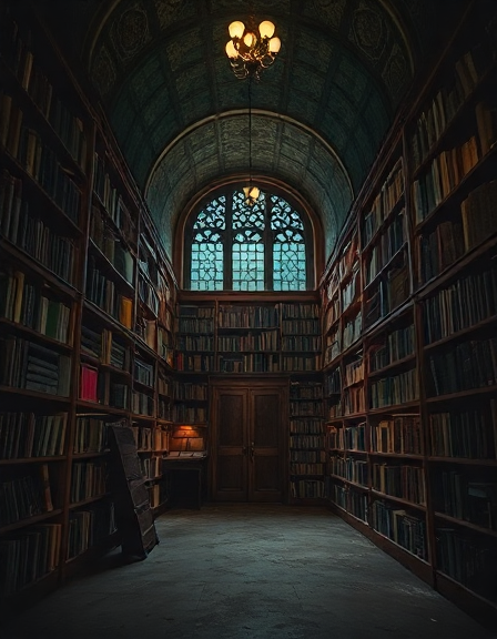 The Haunted Library of Secrets