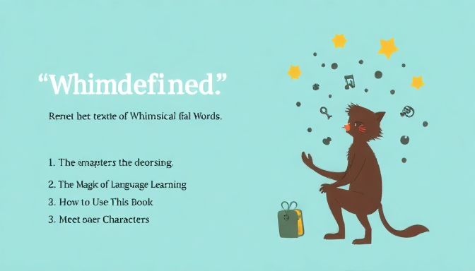 Introduction to Whimsical Words - Whimsical Words: ESL Adventures for ...