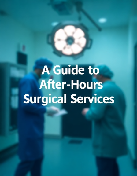 A Guide to After-Hours Surgical Services at Surin Hospital