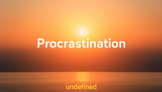 Understanding Procrastination - Procrastination: The Overthinker's Guide to Getting Things Done ...